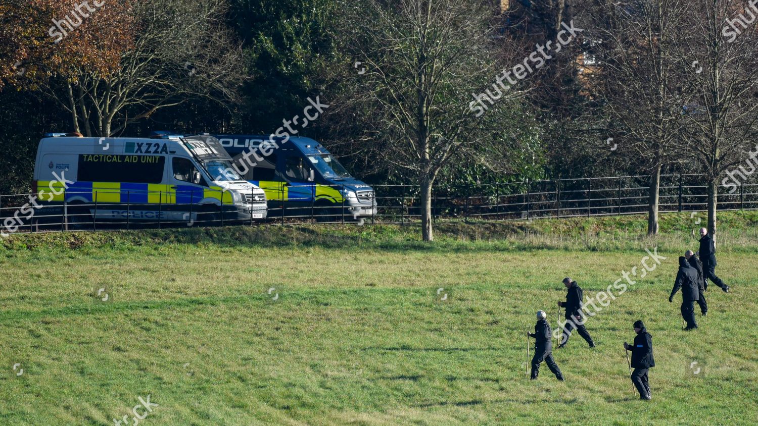 Police Search Team Conducts Review Grounds Editorial Stock Photo ...