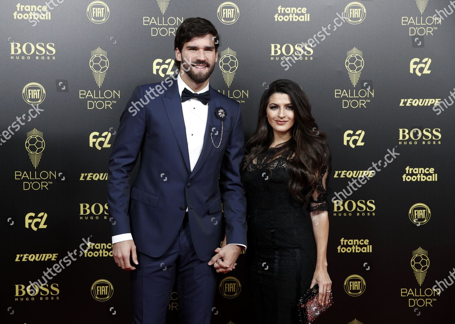 Liverpool Goalkeeper Alisson Becker Wife Natalia Editorial Stock Photo ...