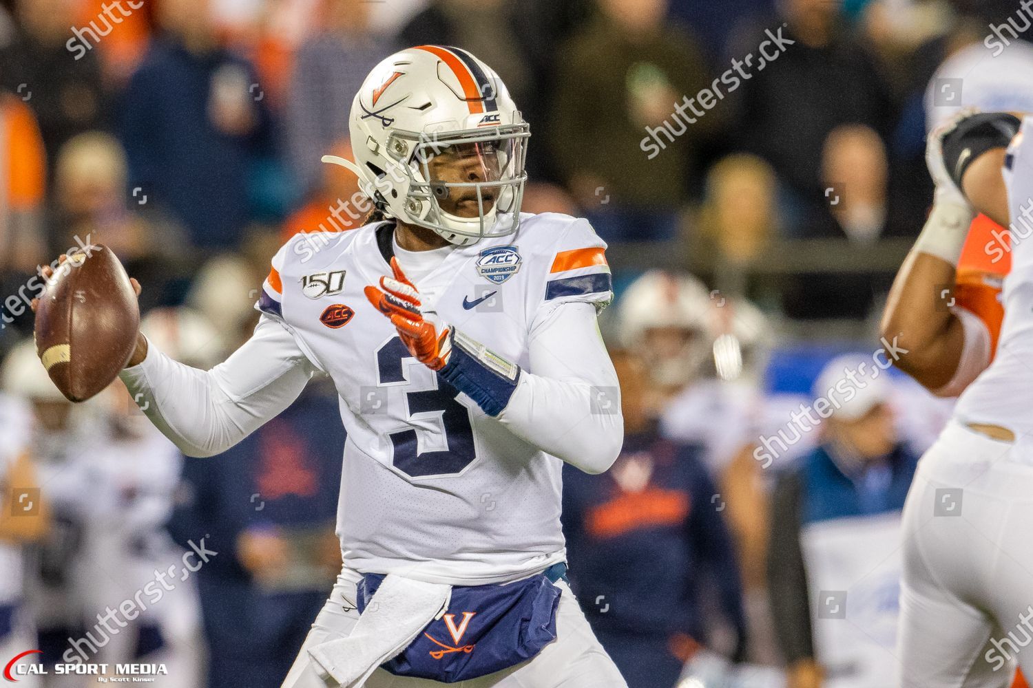 Virginia Cavaliers Quarterback Bryce Perkins 3 Editorial Stock Photo ...