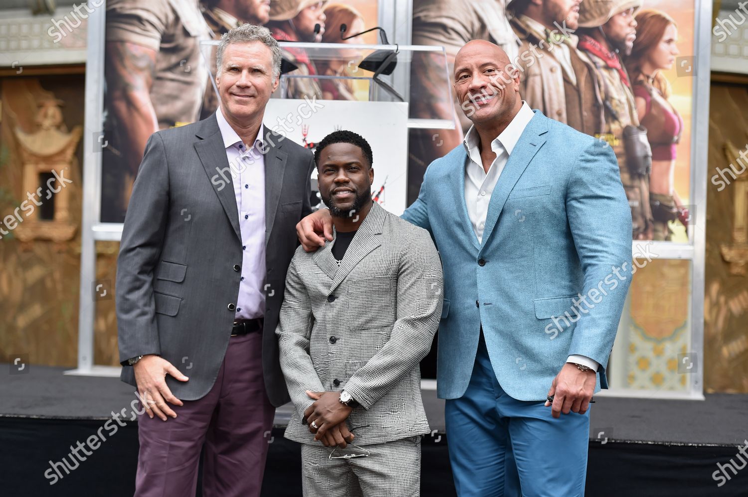 Will Ferrell Kevin Hart Dwayne Johnson Editorial Stock Photo - Stock ...