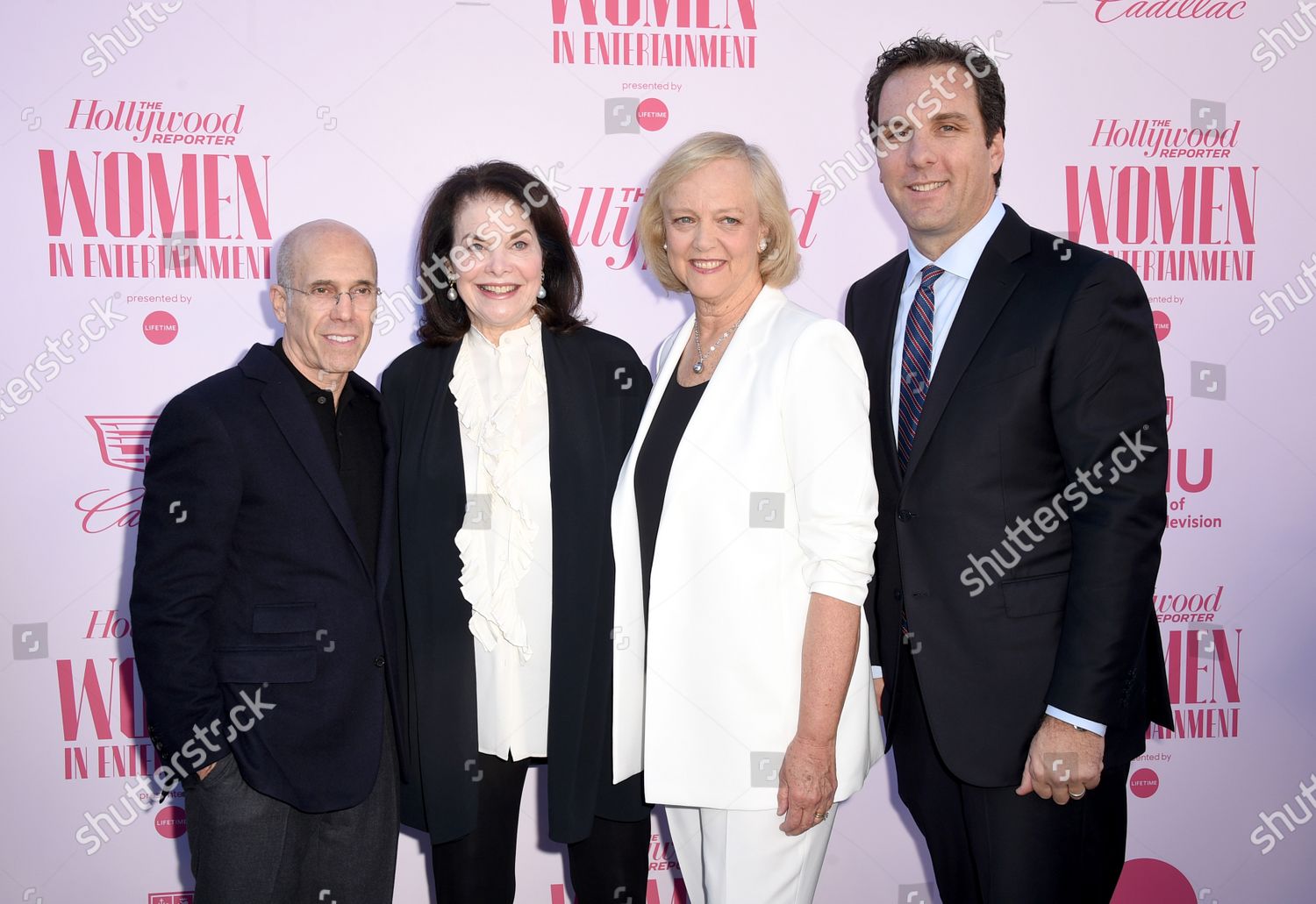 Jeffrey Katzenberg Sherry Lansing Meg Whitman Editorial Stock Photo ...