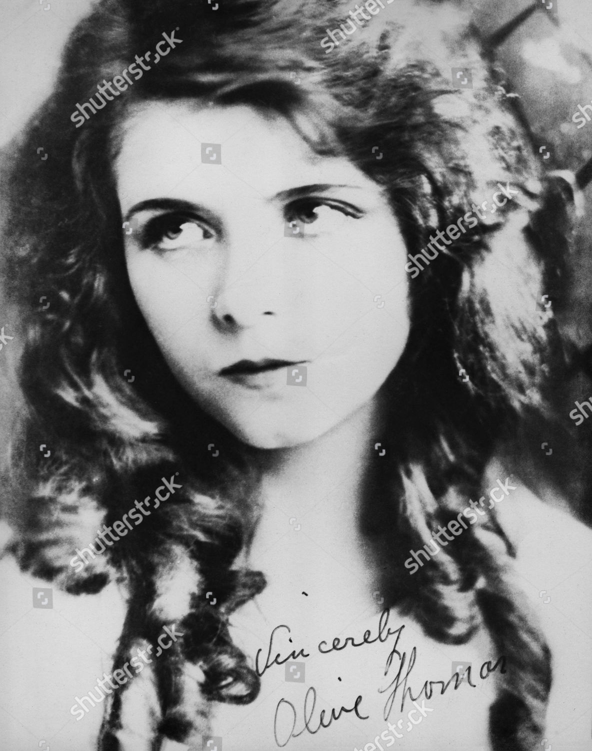 Silent Film Actress Model Olive Thomas Editorial Stock Photo - Stock ...