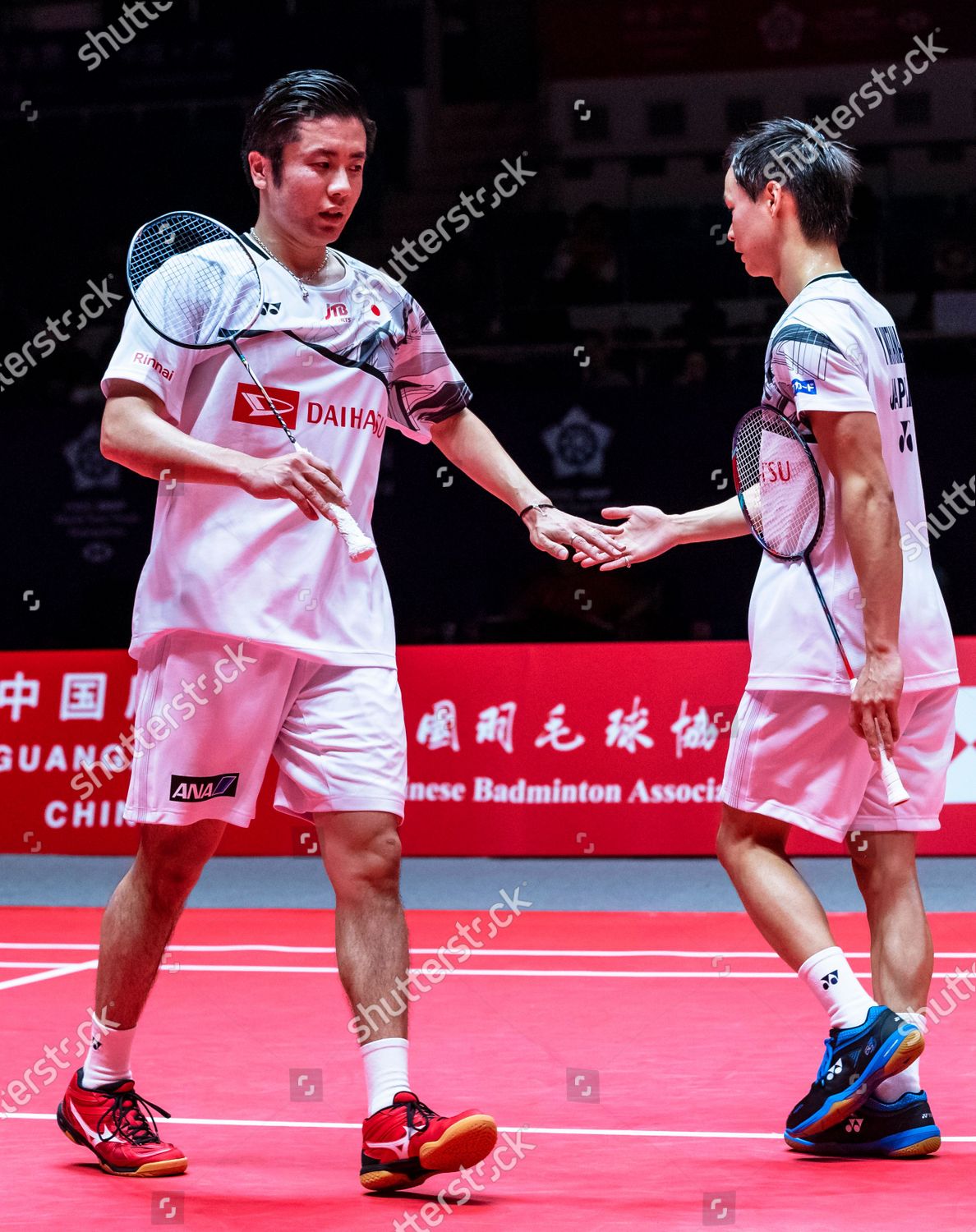 Hiroyuki Endo L Yuta Watanabe R Editorial Stock Photo - Stock Image ...