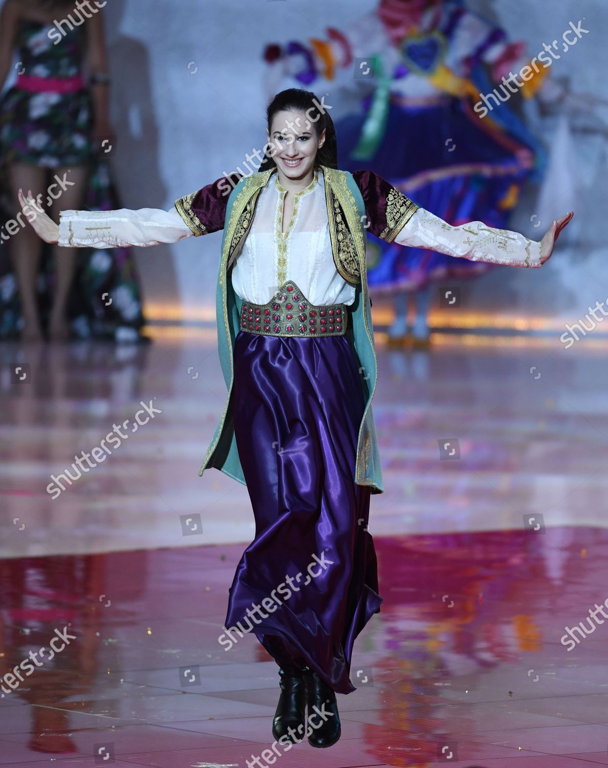 Miss Montenegro Mirjana Muratovic Performs During Editorial Stock Photo ...