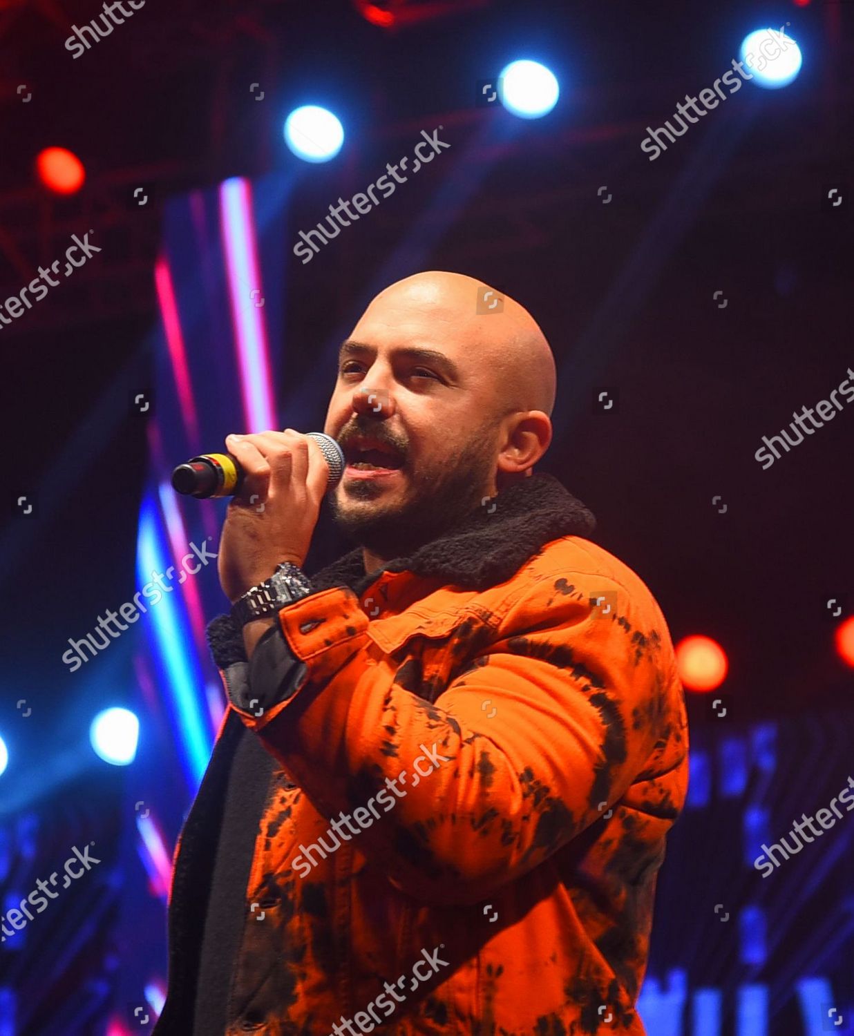 Egyptian Singer Mahmoud El Esseily Performs Editorial Stock Photo ...