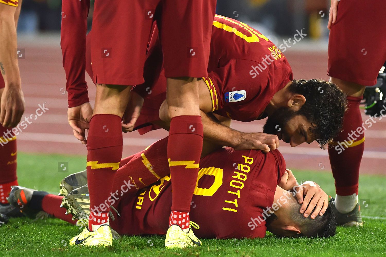 Diego Perotti Celebrating After Goal Editorial Stock Photo - Stock ...