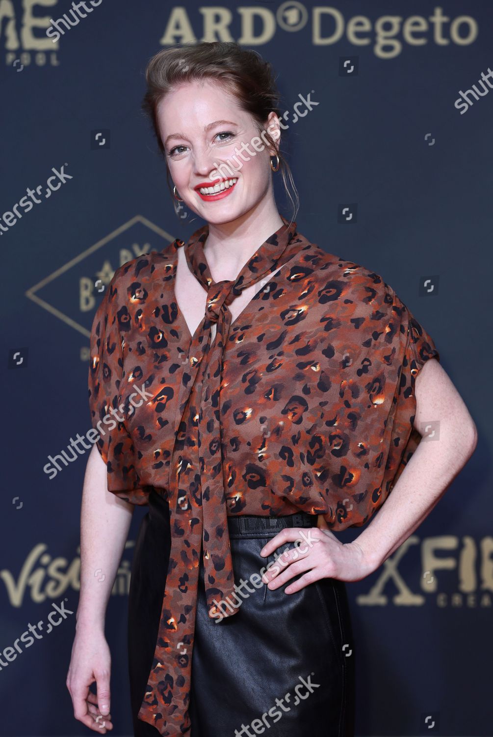 German Actress Leonie Benesch Poses During Editorial Stock Photo ...