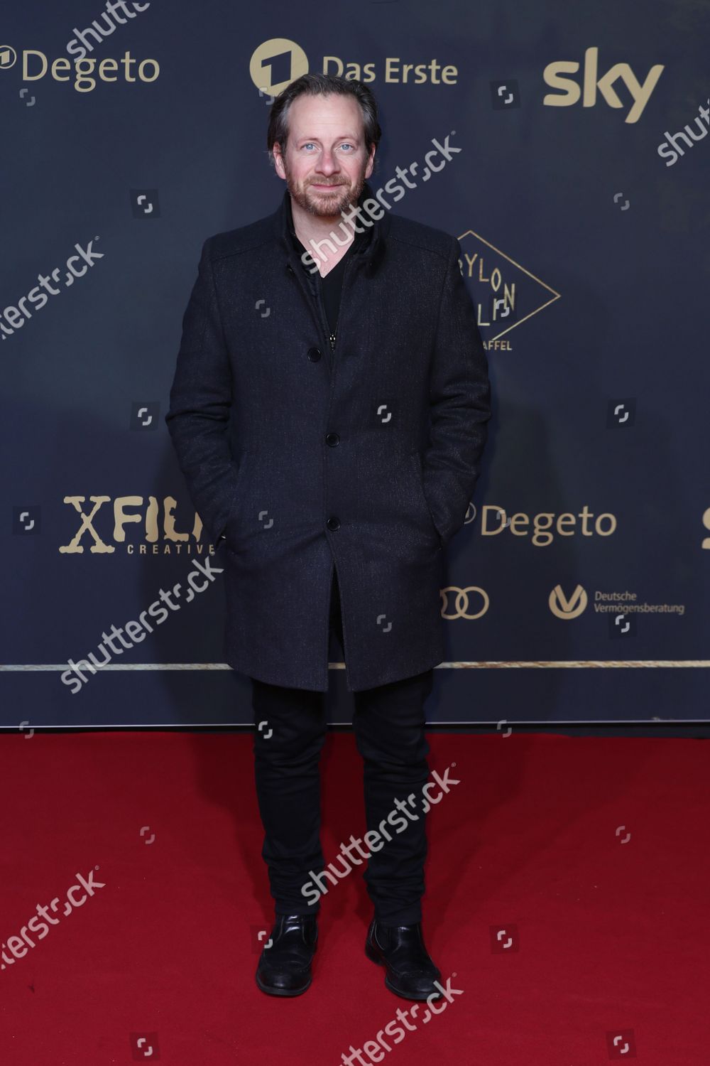 German Actor Fabian Busch Poses During Editorial Stock Photo - Stock ...