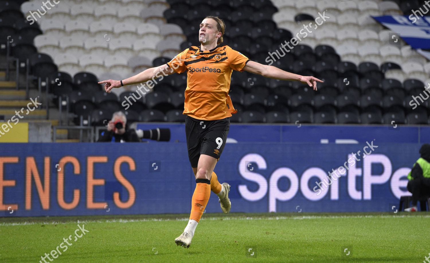 Tom Eaves Hull City Scores Opening Editorial Stock Photo - Stock Image ...