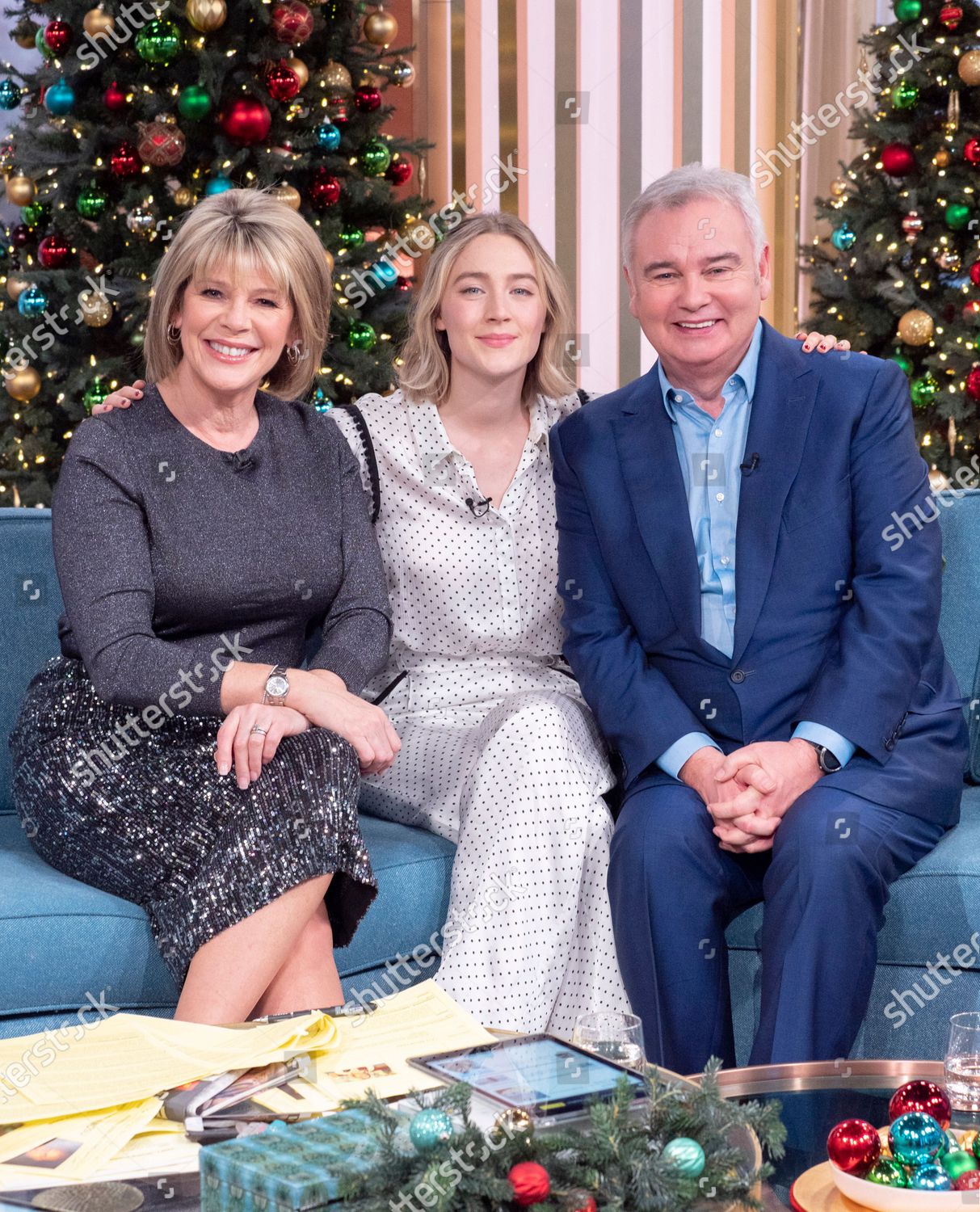 Eamonn Holmes Ruth Langsford Saoirse Ronan Editorial Stock Photo ...