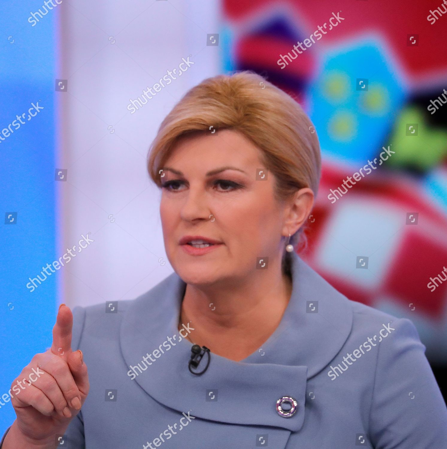 Current Croatian President Candidate Kolinda Grabarkitarovic Editorial ...