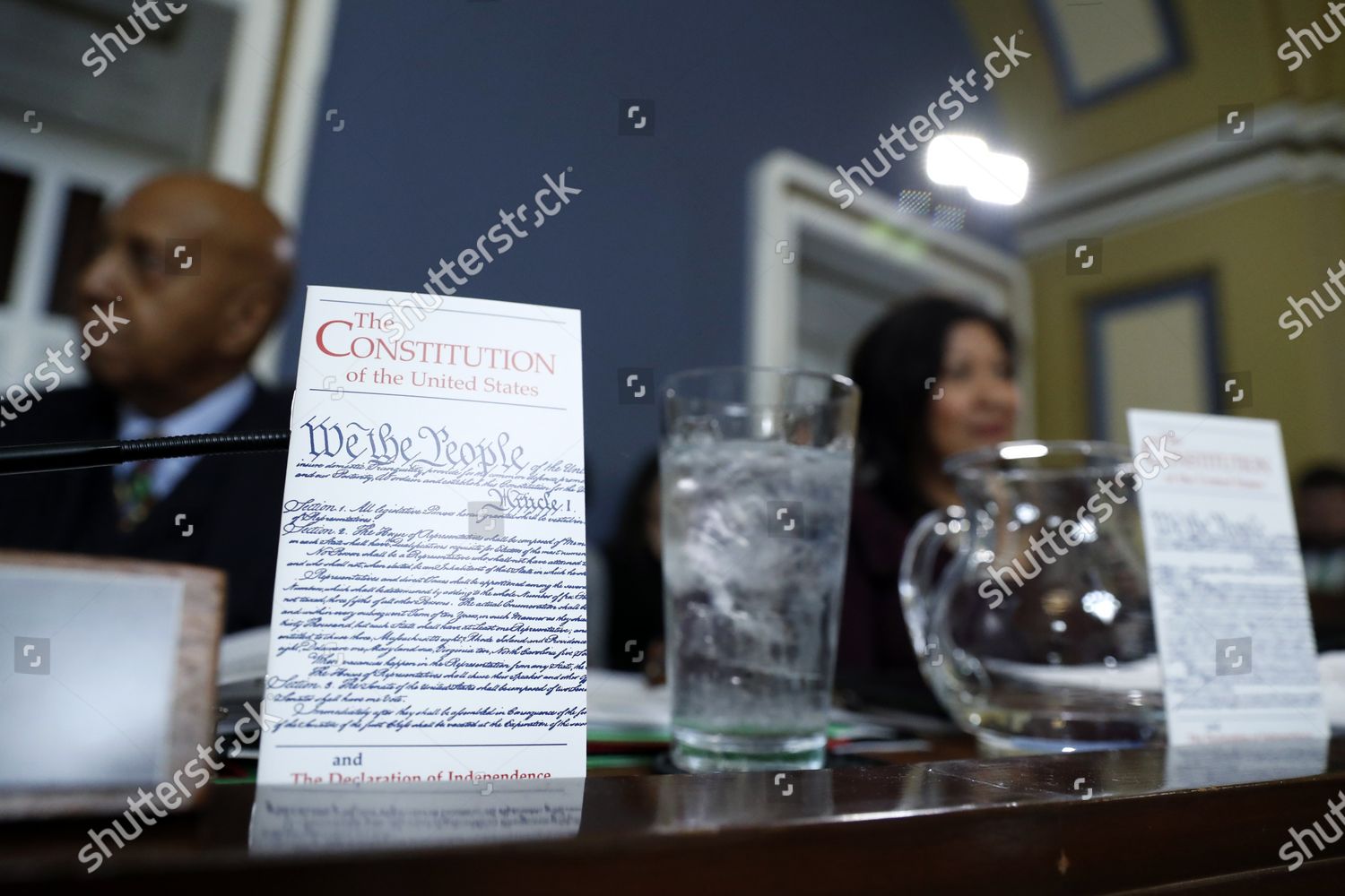 Copies United States Constitution Displayed Front Editorial Stock Photo ...
