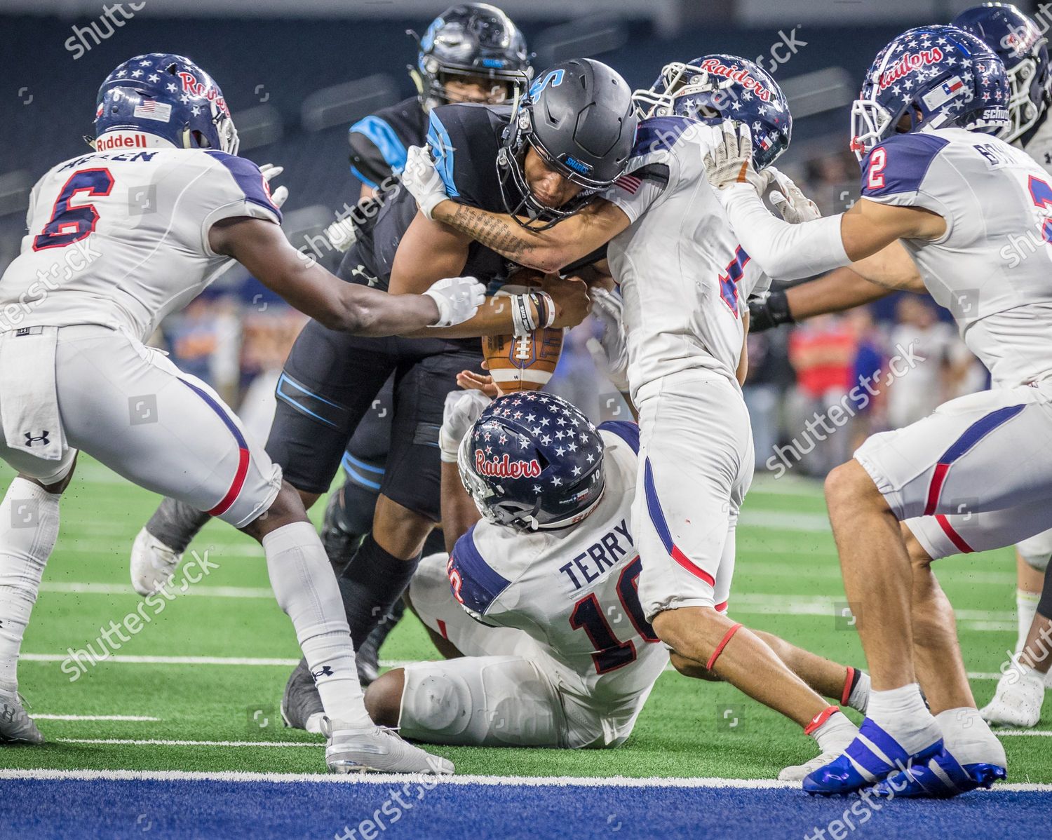 Alvin Shadow Creek Sharks Quarterback Kyron Editorial Stock Photo ...