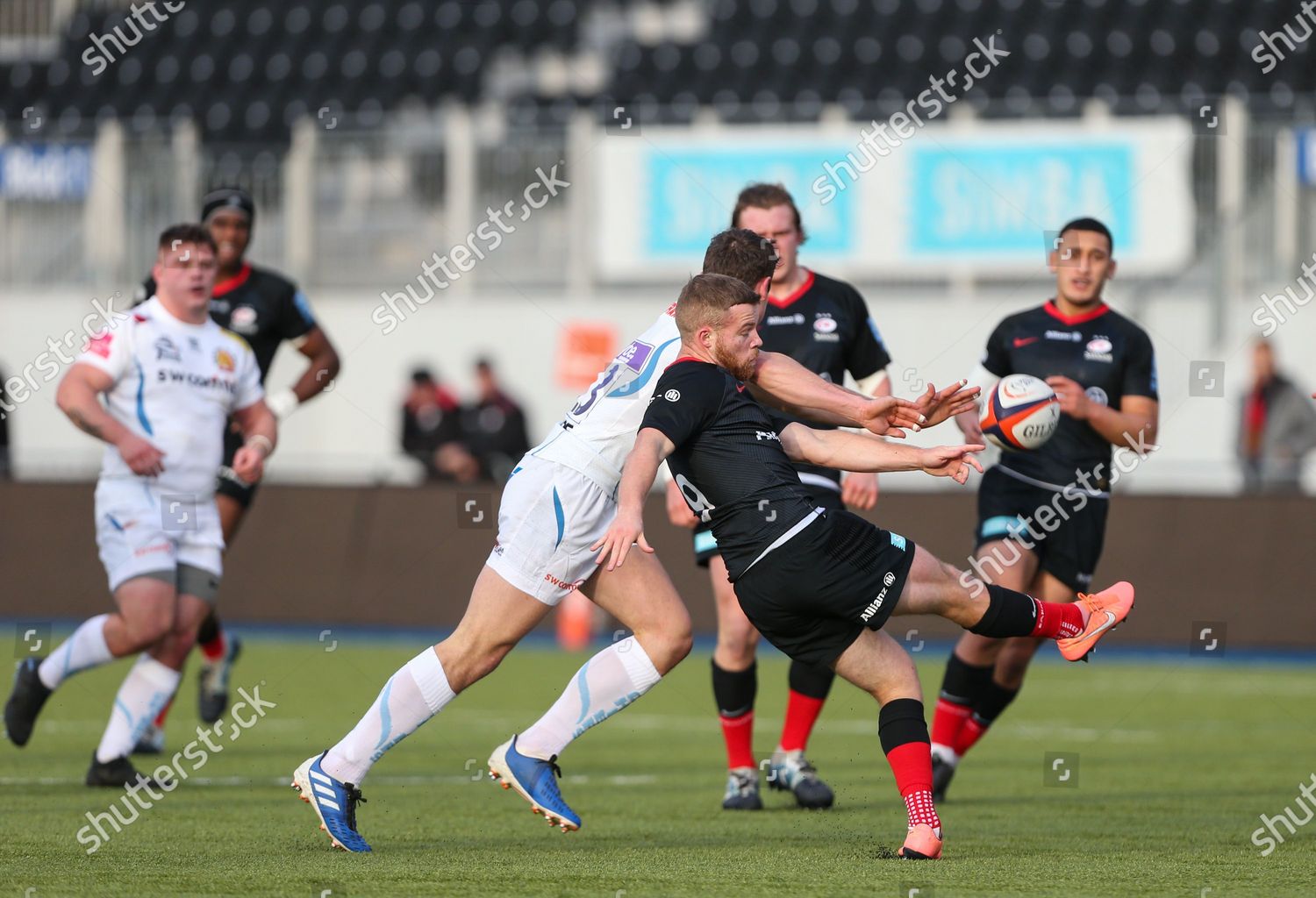 Tom Wyatt Exeter Braves Charges Down Editorial Stock Photo - Stock ...