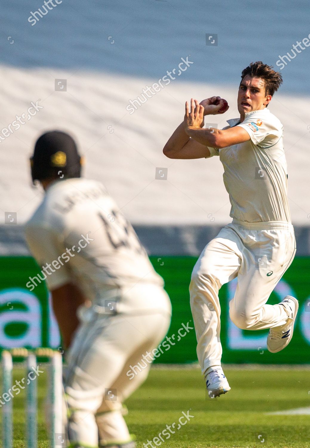 Pat Cummins Bowling During Day 2 Editorial Stock Photo - Stock Image ...