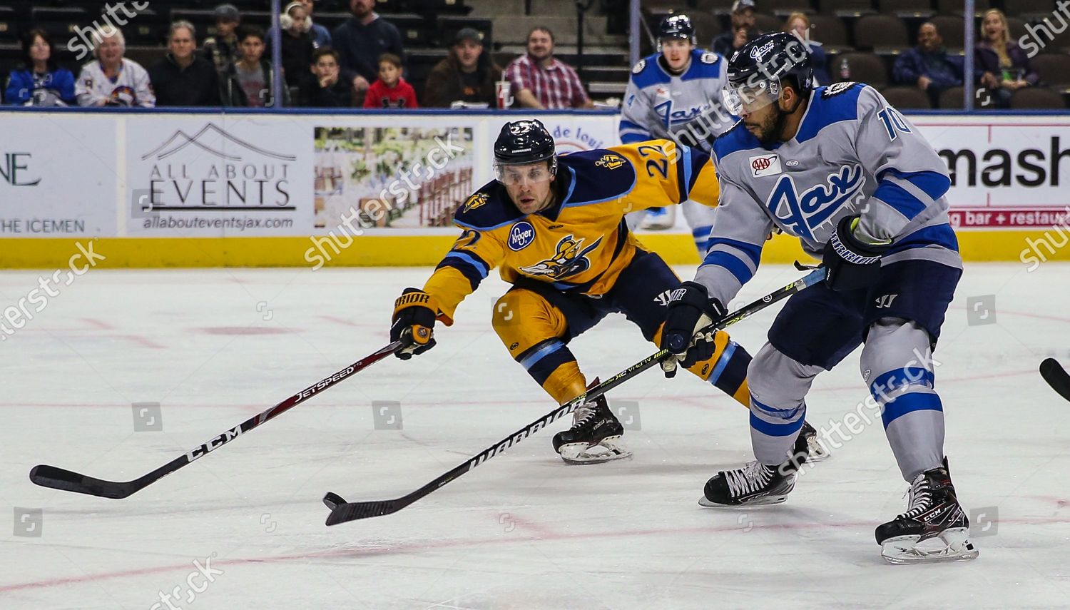 Jacksonville Icemen Dajon Mingo 10 Shoots Editorial Stock Photo - Stock ...