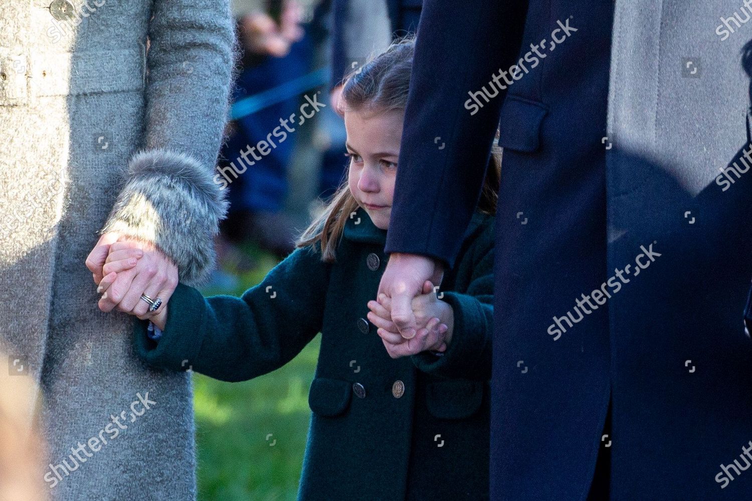 Princess Charlotte Holding Hands St Mary Editorial Stock Photo - Stock ...