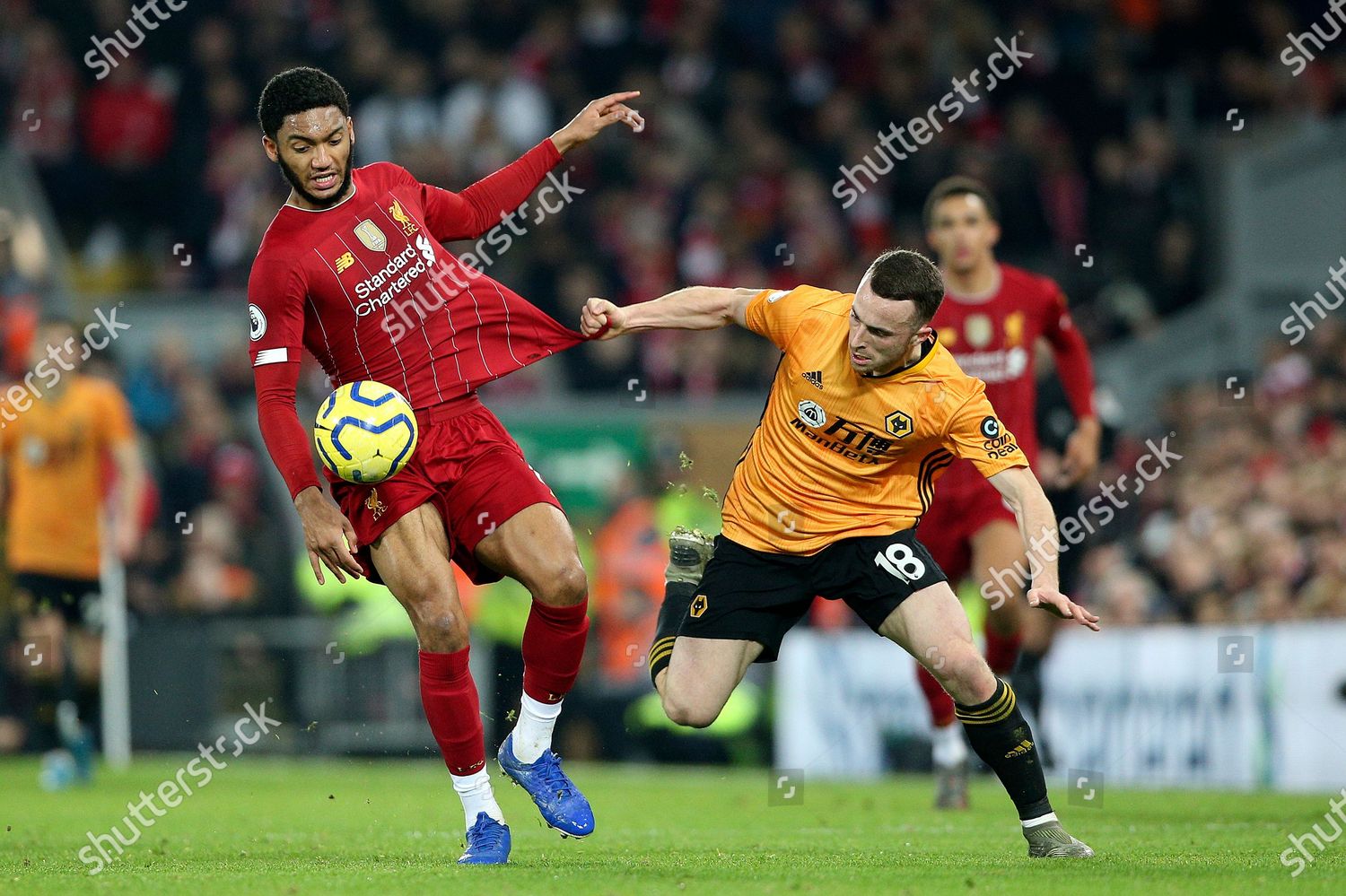 LIVERPOOL DEFENDER JOE GOMEZ 12 WOLVERHAMPTON Editorial Stock Photo ...