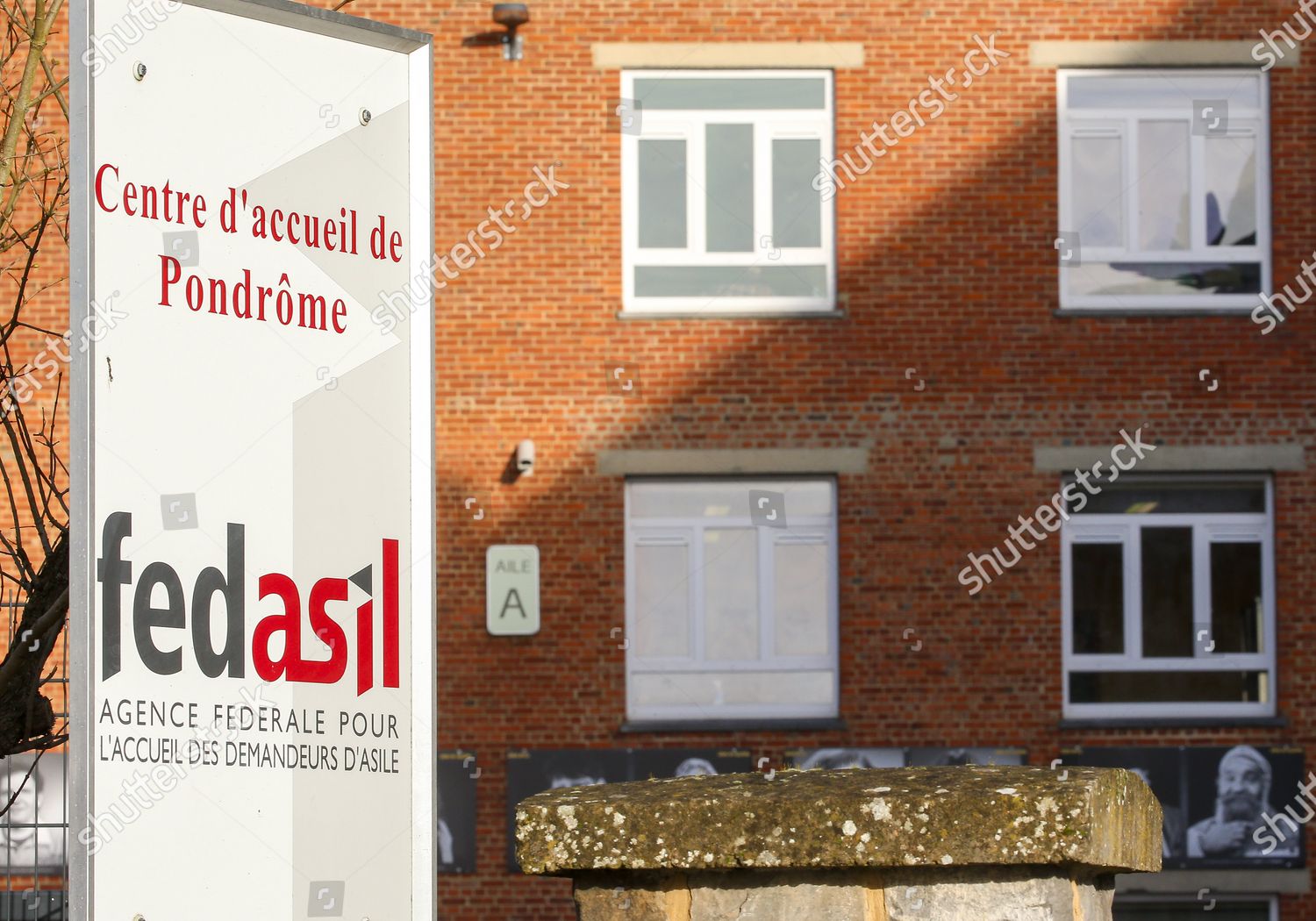 VIEW MAIN ENTRANCE FEDASIL CENTER PONDROME Editorial Stock Photo ...