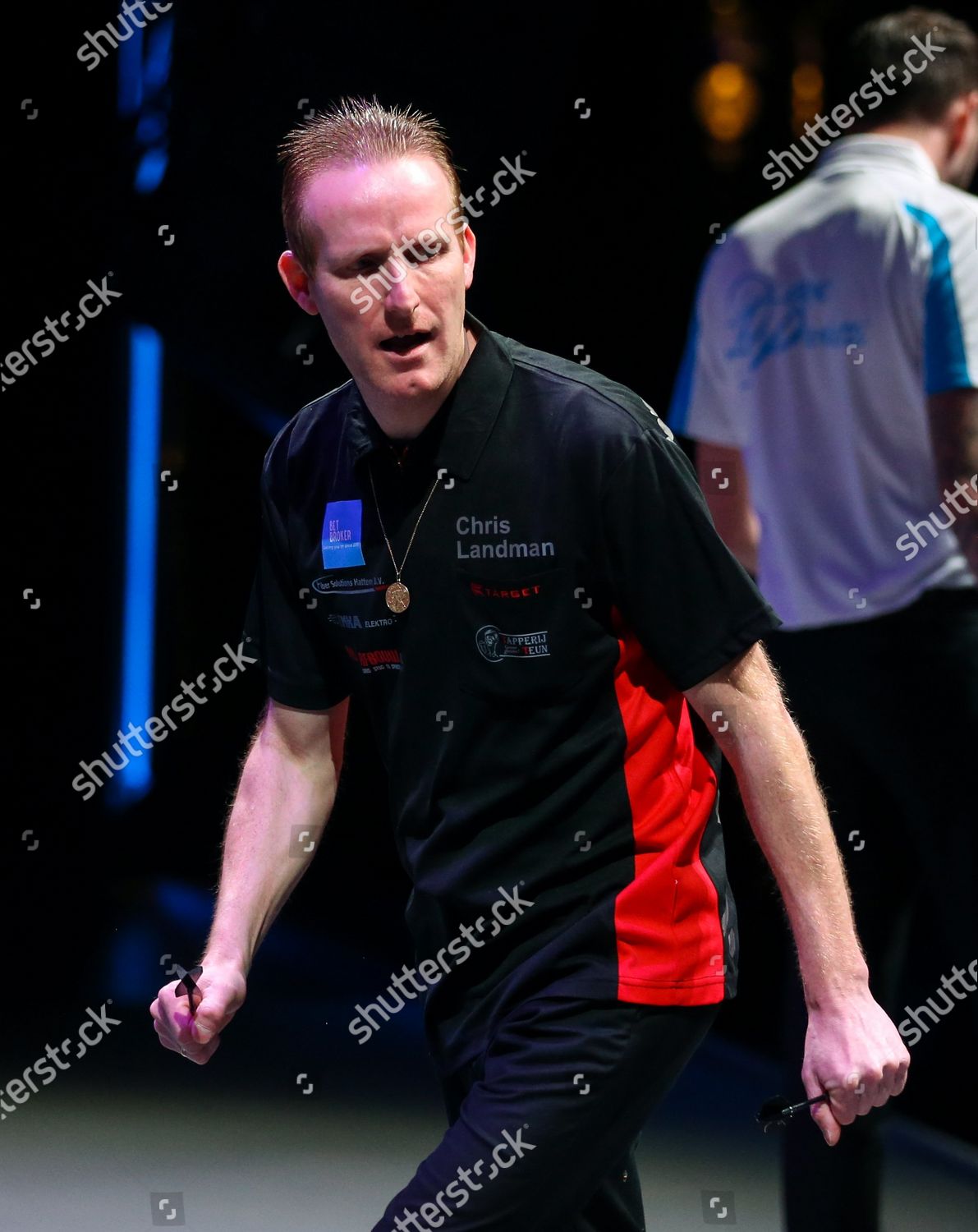Chris Landman During Bdo World Professional Editorial Stock Photo ...