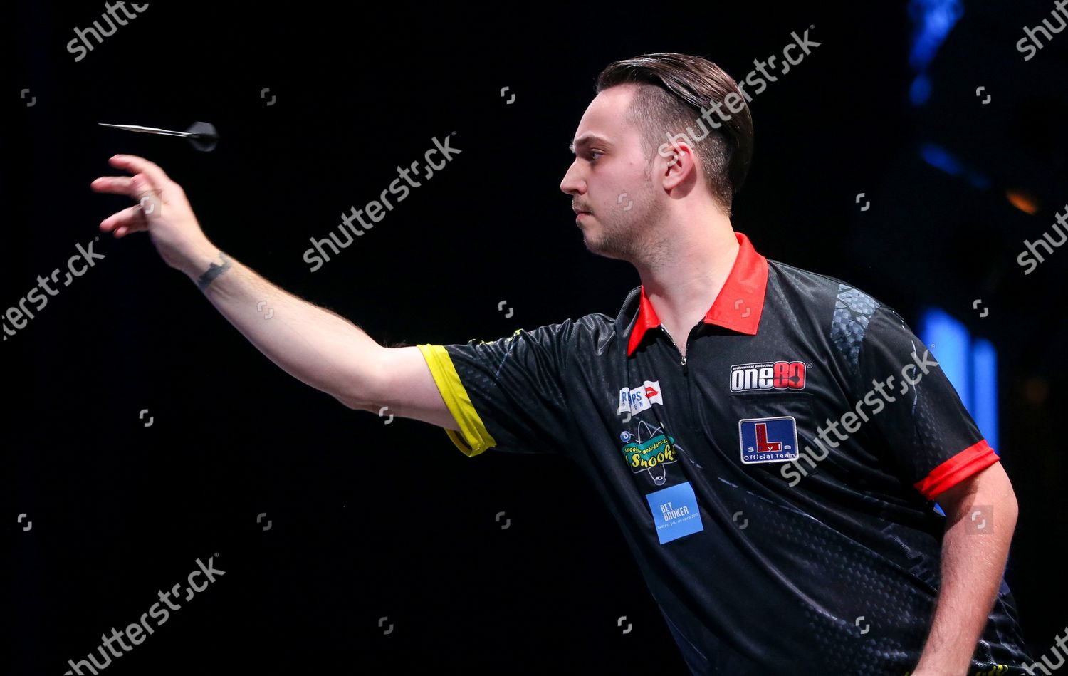Brian Raman During Bdo World Professional Editorial Stock Photo - Stock ...