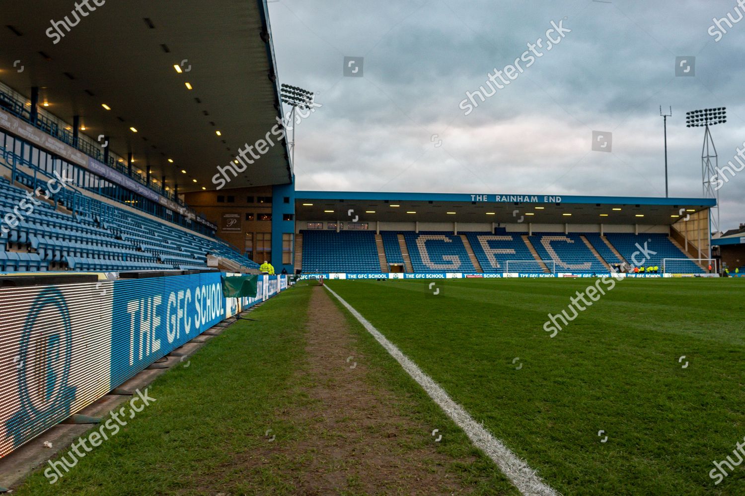 General View Inside Priestfield Stadium Before Editorial Stock Photo ...