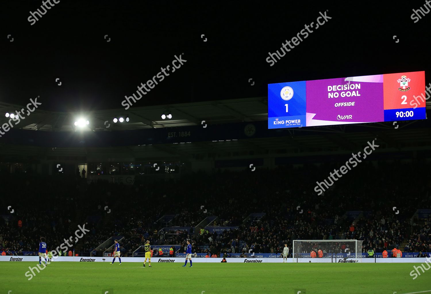 Big Screen Shows Var No Goal Editorial Stock Photo - Stock Image ...