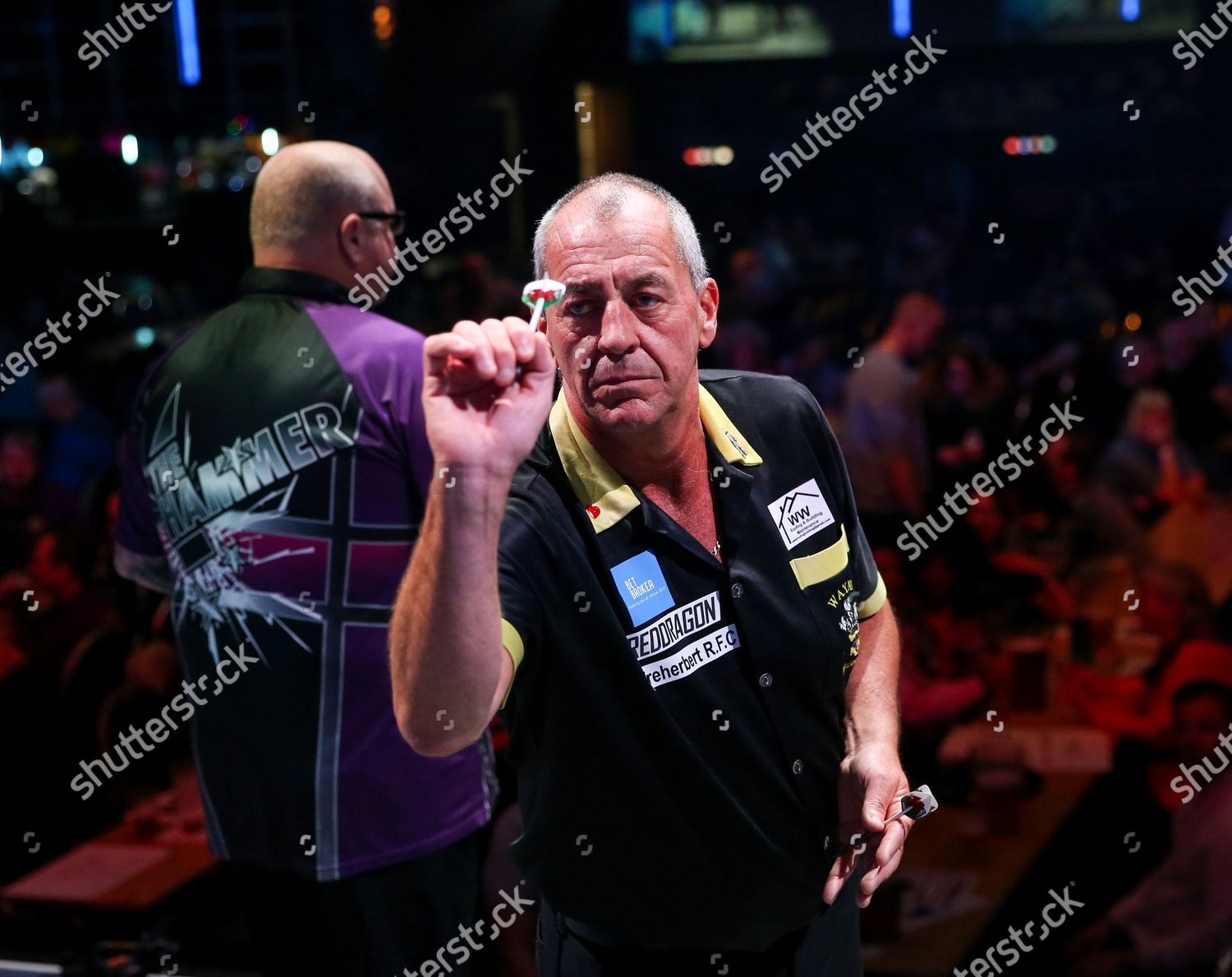 Wayne Warren During Bdo World Professional Editorial Stock Photo ...