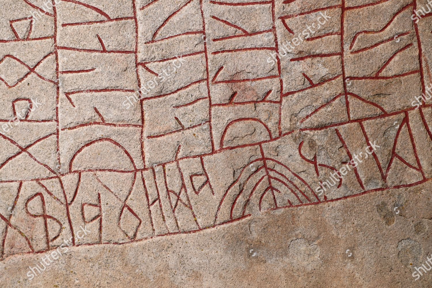 View Detail Vikingera Rok Runestone Near Editorial Stock Photo - Stock ...