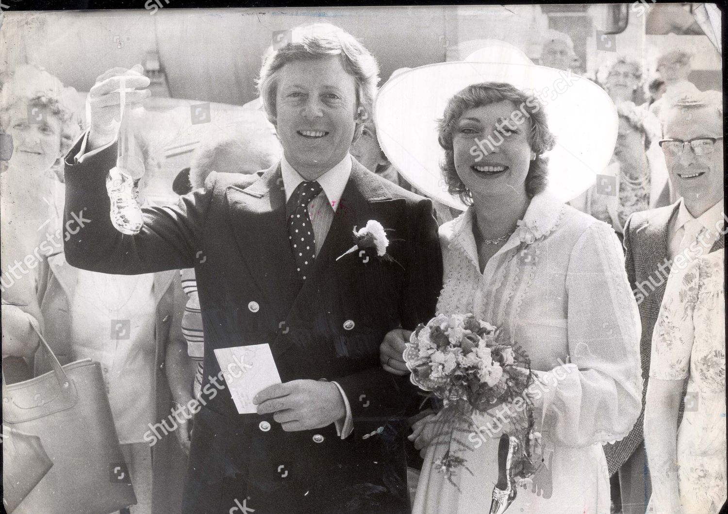 Michael Aspel Married His Miss World Editorial Stock Photo - Stock ...