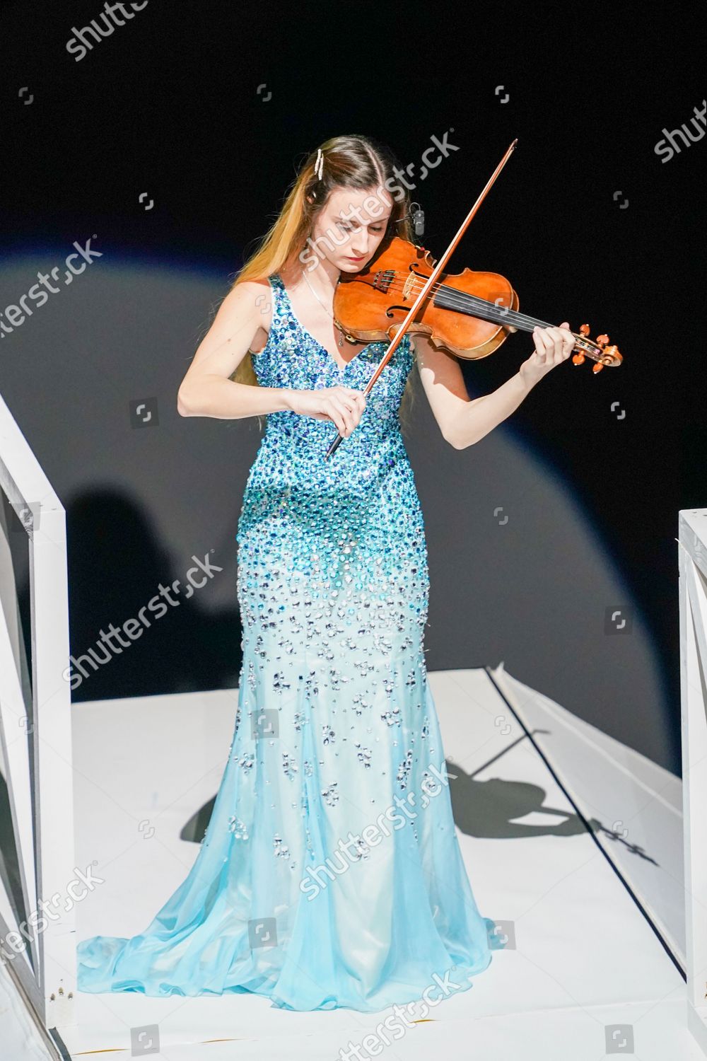 Elea Nick Playing Violin During Opening Editorial Stock Photo - Stock ...
