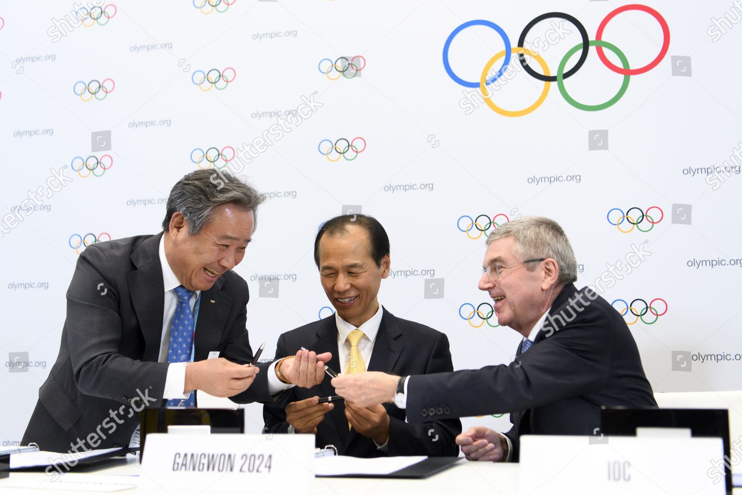 Left Koreas Ioc Member Kee Heung Editorial Stock Photo - Stock Image ...