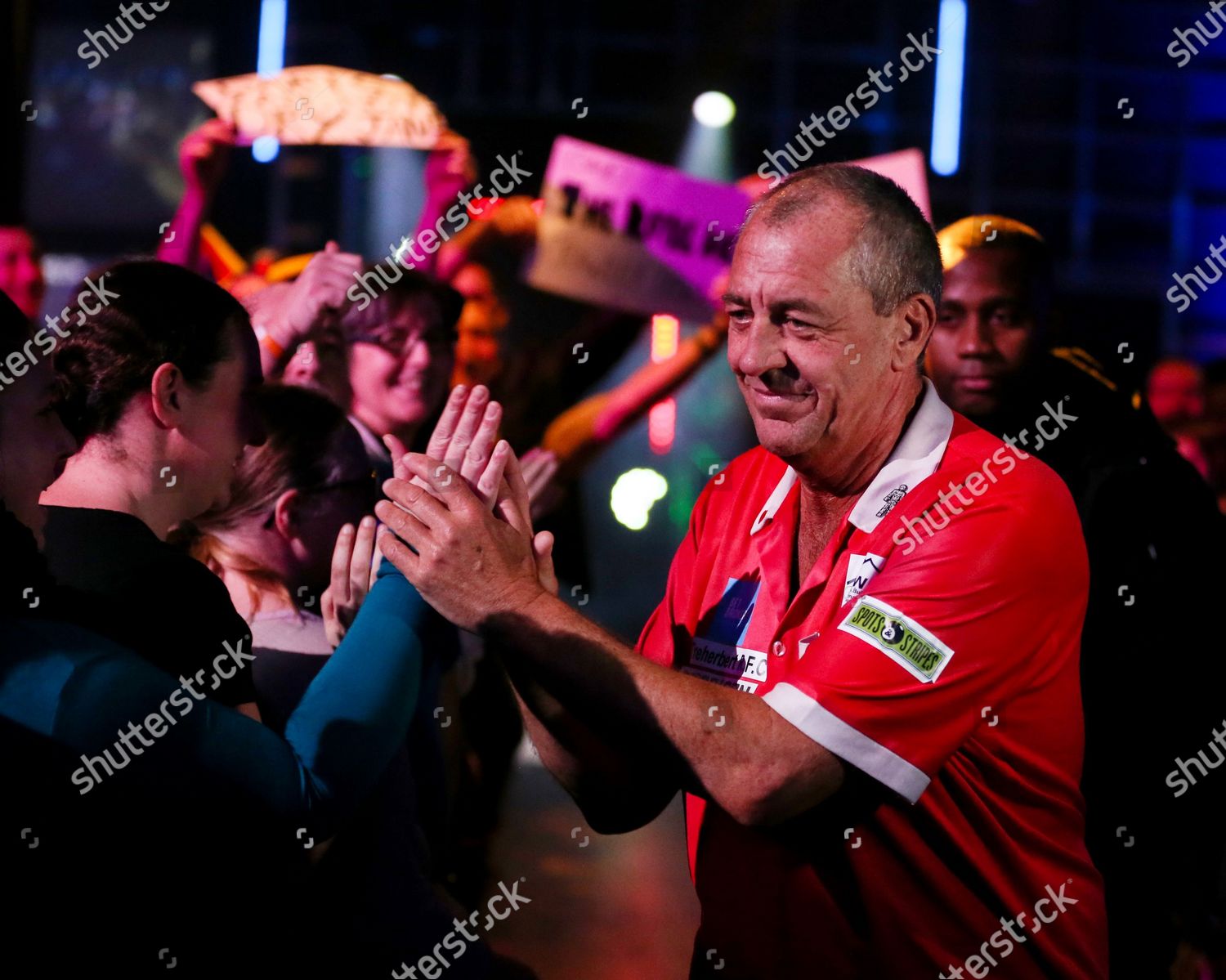Wayne Warren During Bdo World Professional Editorial Stock Photo ...