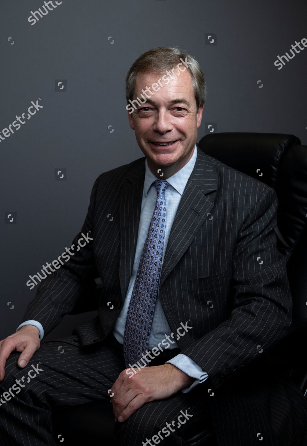 NIGEL FARAGE PHOTOGRAPHED HIS OFFICE ON Editorial Stock Photo - Stock ...