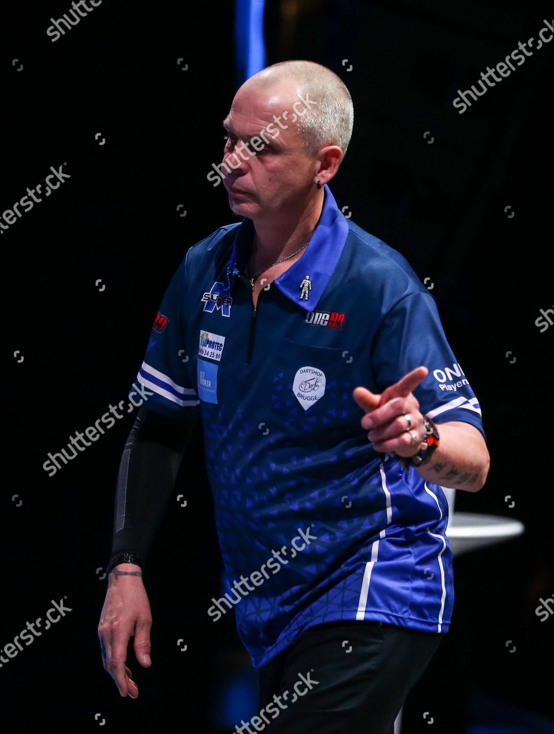 Mario Vandenbogaerde During Bdo World Professional Editorial Stock ...