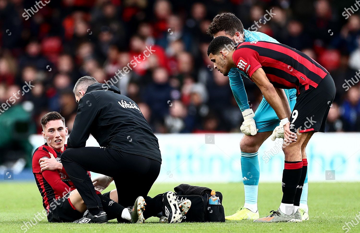 Harry Wilson Bournemouth Appears Pain Holding Editorial Stock Photo ...