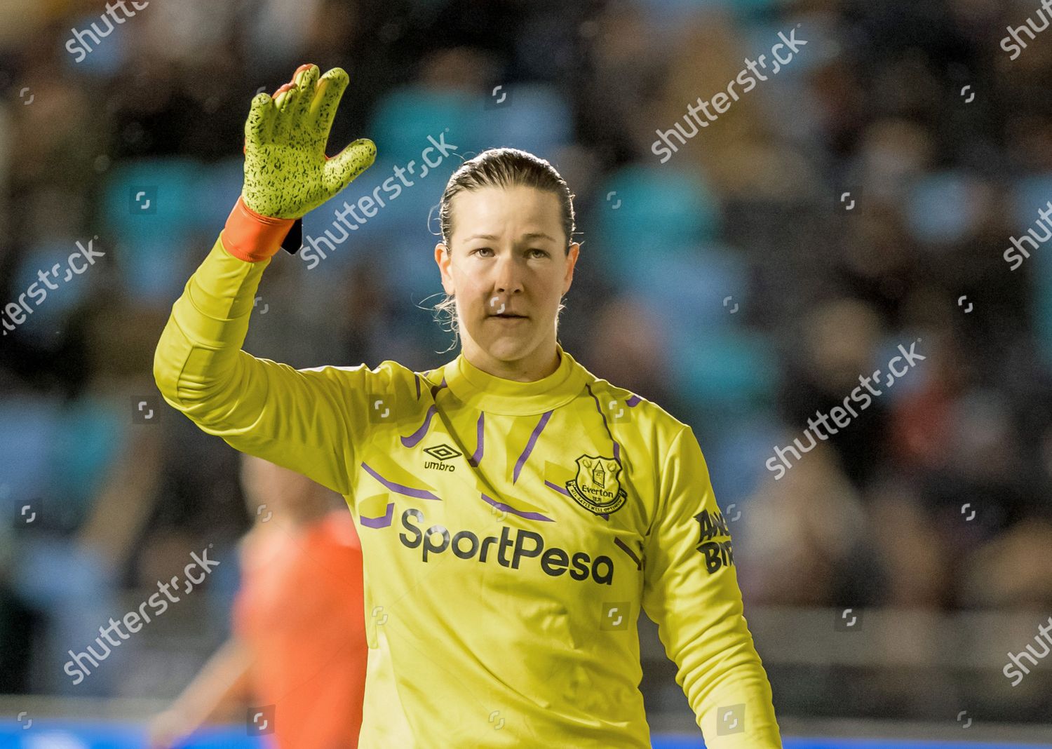 Goalkeeper Tinjariikka Korpela Everton Ladies Waves Editorial Stock ...