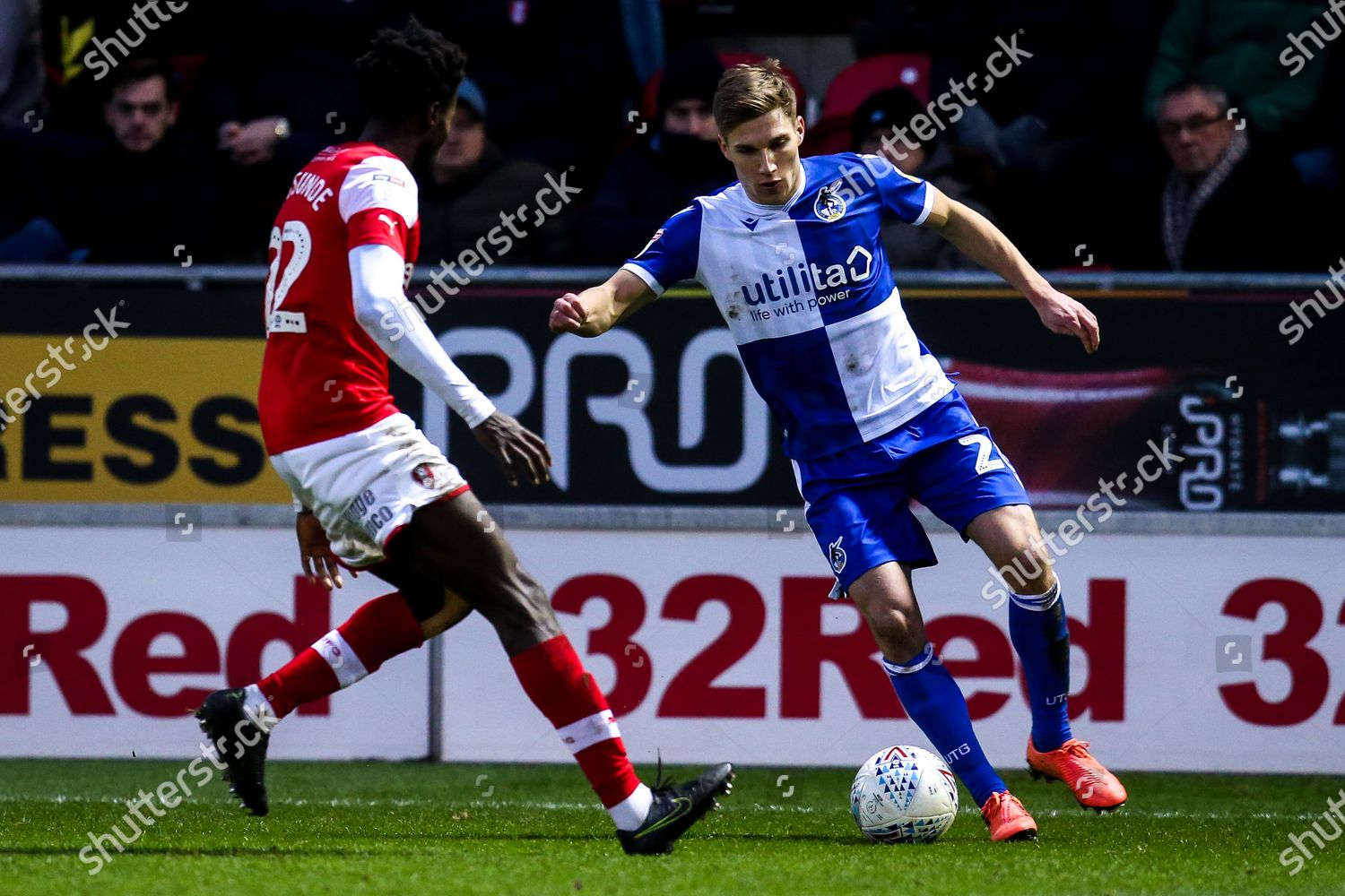 Gavin Reilly Bristol Rovers Takes On Editorial Stock Photo - Stock ...