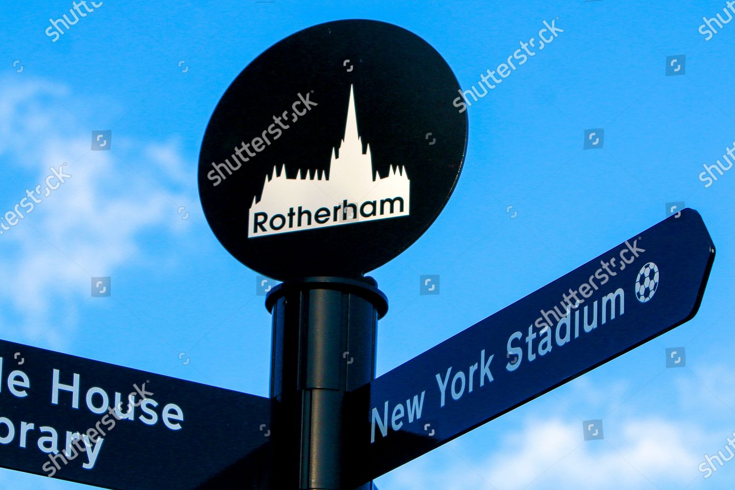 Aesseal New York Stadium Street Sign Editorial Stock Photo - Stock ...