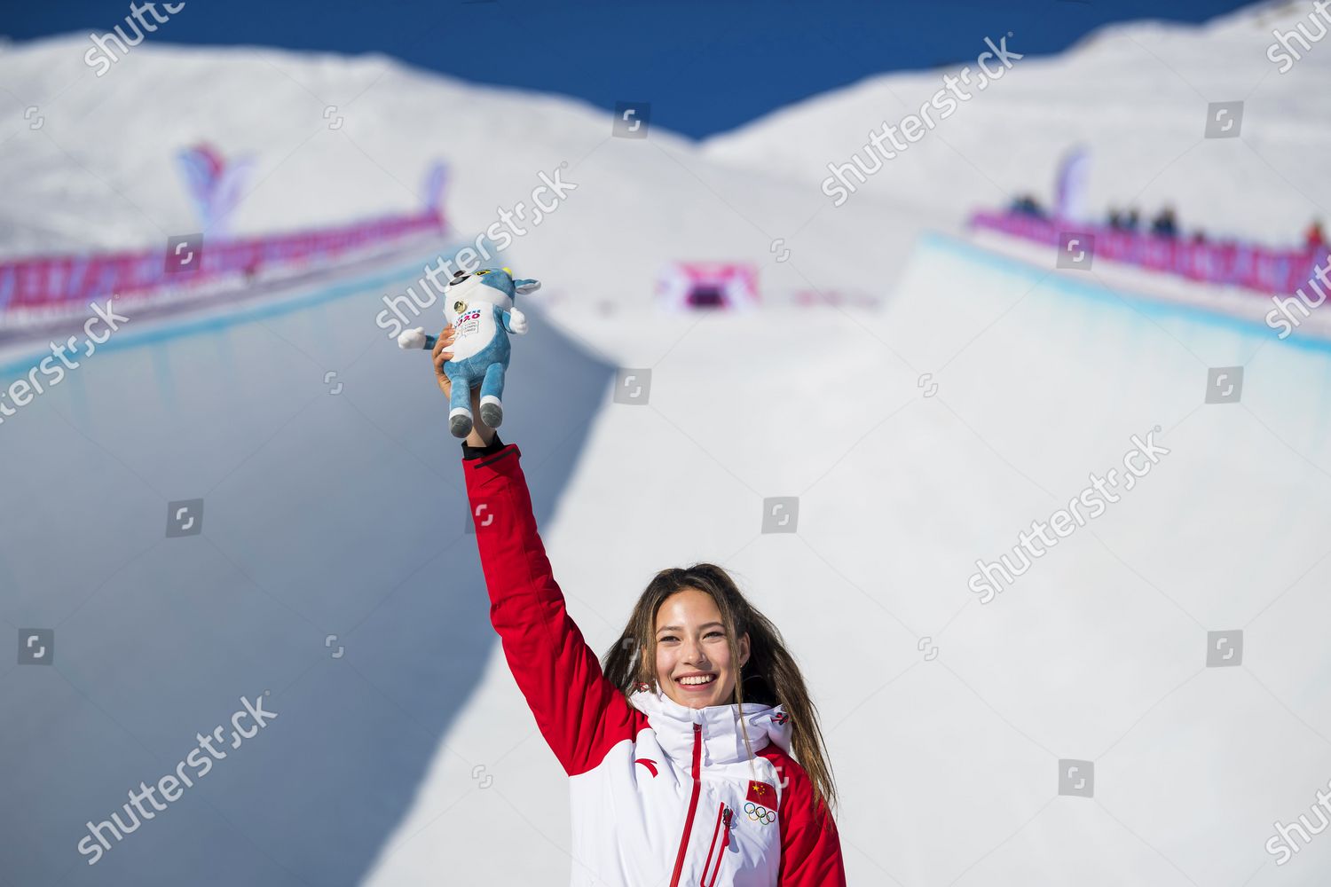 Ailing Eileen Gu China Celebrates On Editorial Stock Photo - Stock ...