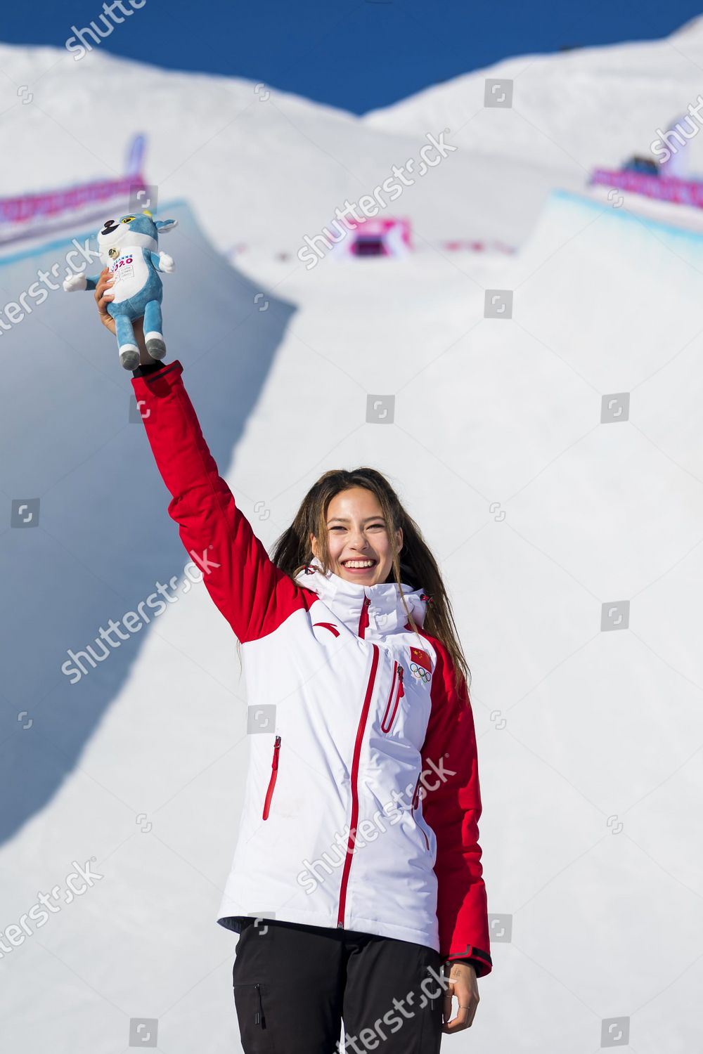 Ailing Eileen Gu China Celebrates On Editorial Stock Photo - Stock ...