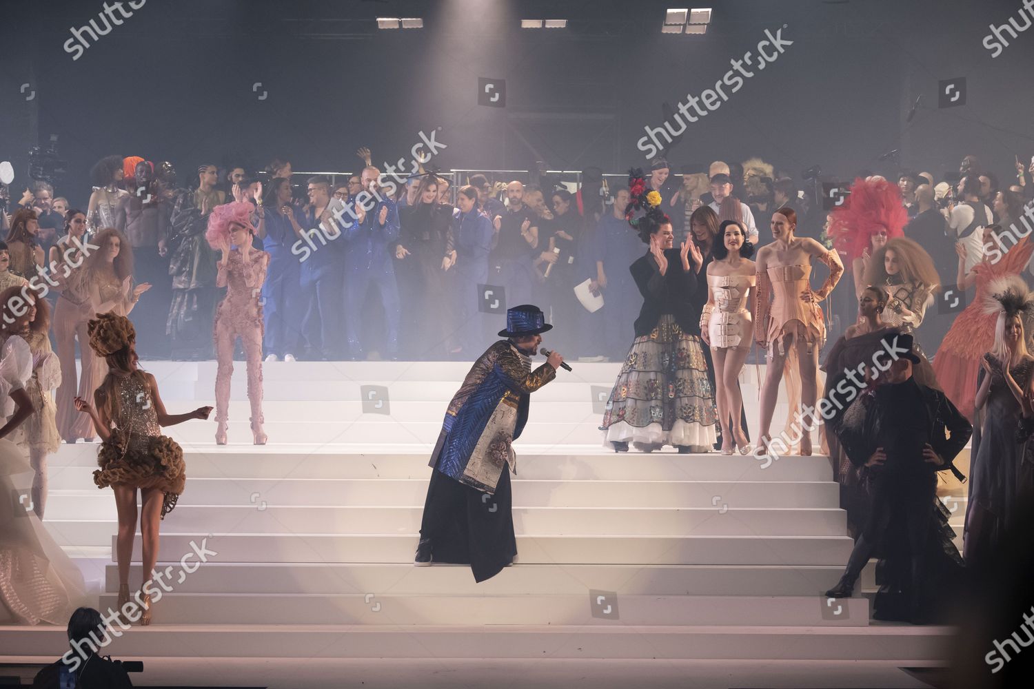 Boy George Models On Catwalk Editorial Stock Photo - Stock Image ...
