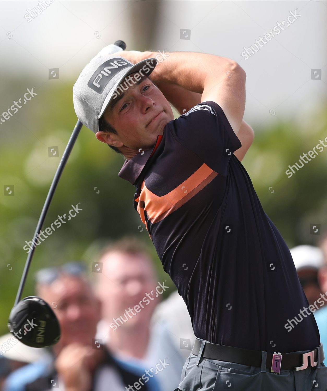 VIKTOR HOVLAND NORWAY TEES OFF DURING Editorial Stock Photo - Stock Image | Shutterstock