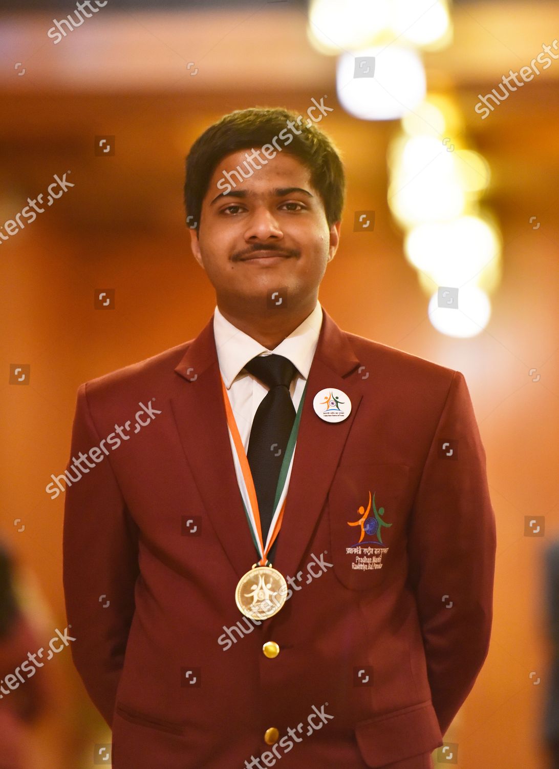 Parth Bansal Pradhan Mantri Rashtriya Bal Editorial Stock Photo - Stock ...