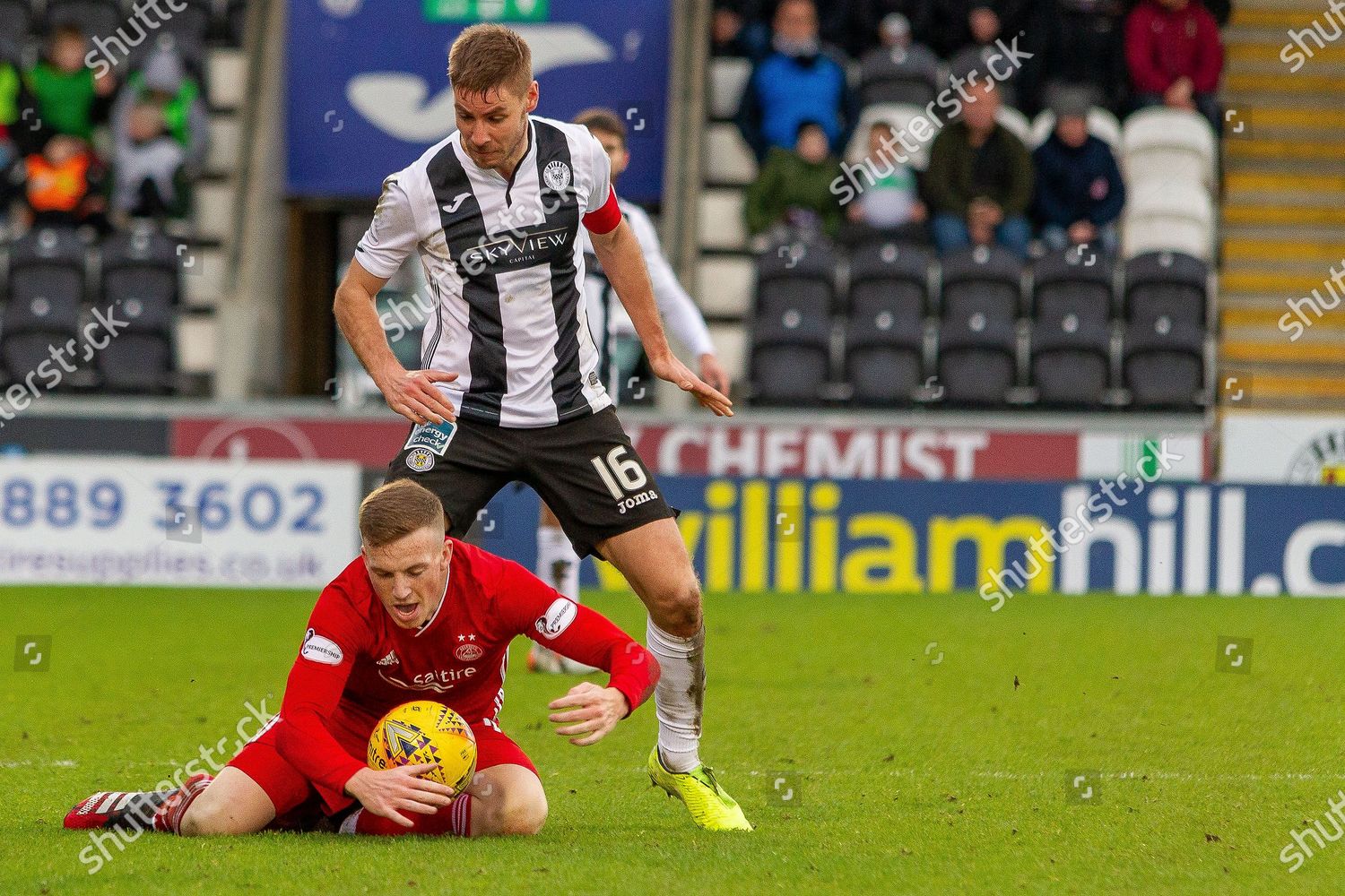Lewis Ferguson Aberdeen Fc Draws Foul Editorial Stock Photo - Stock ...