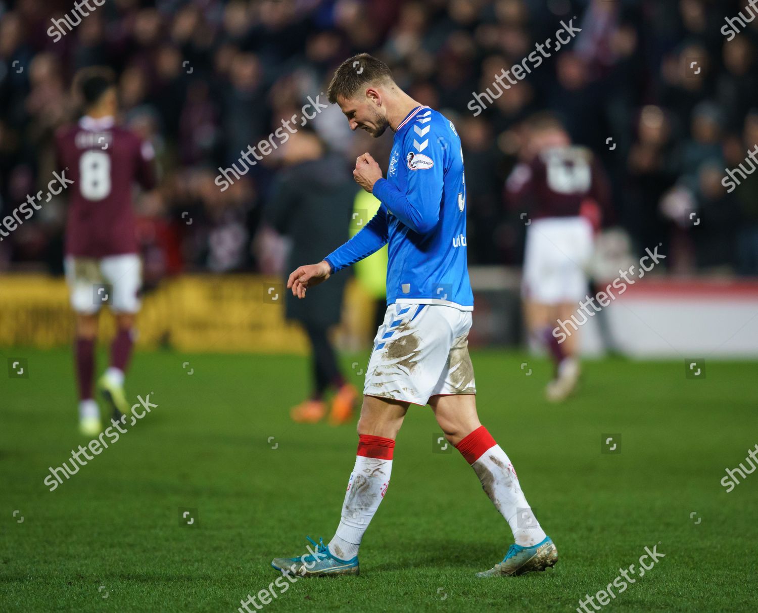 Borna Barisic Rangers Looks Dejected After Editorial Stock Photo ...
