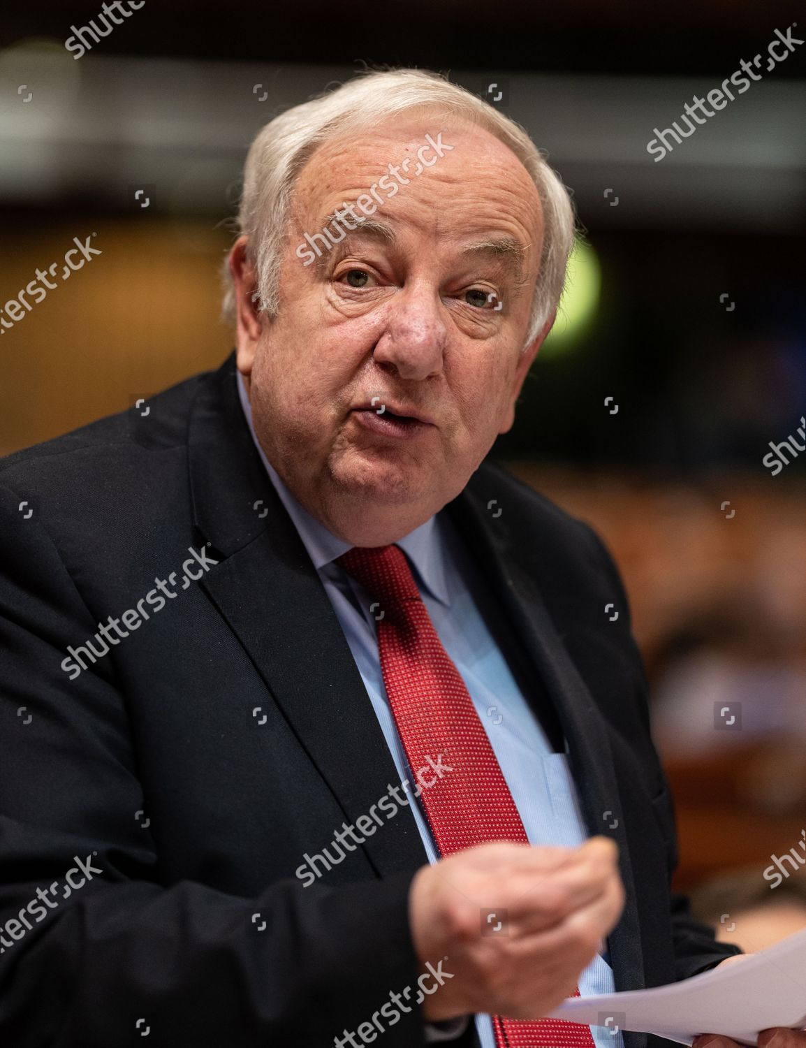Lord George Foulkes United Kingdom Delivers Editorial Stock Photo ...