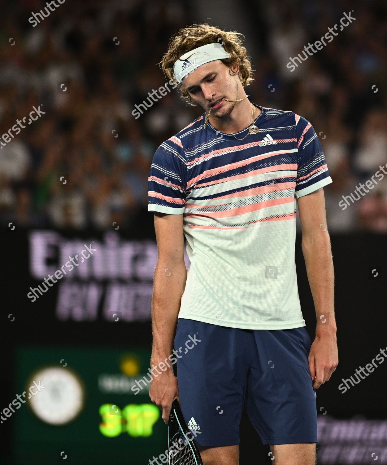 Alexander Zverev Looks Dejected During His Editorial Stock Photo - Stock Image | Shutterstock