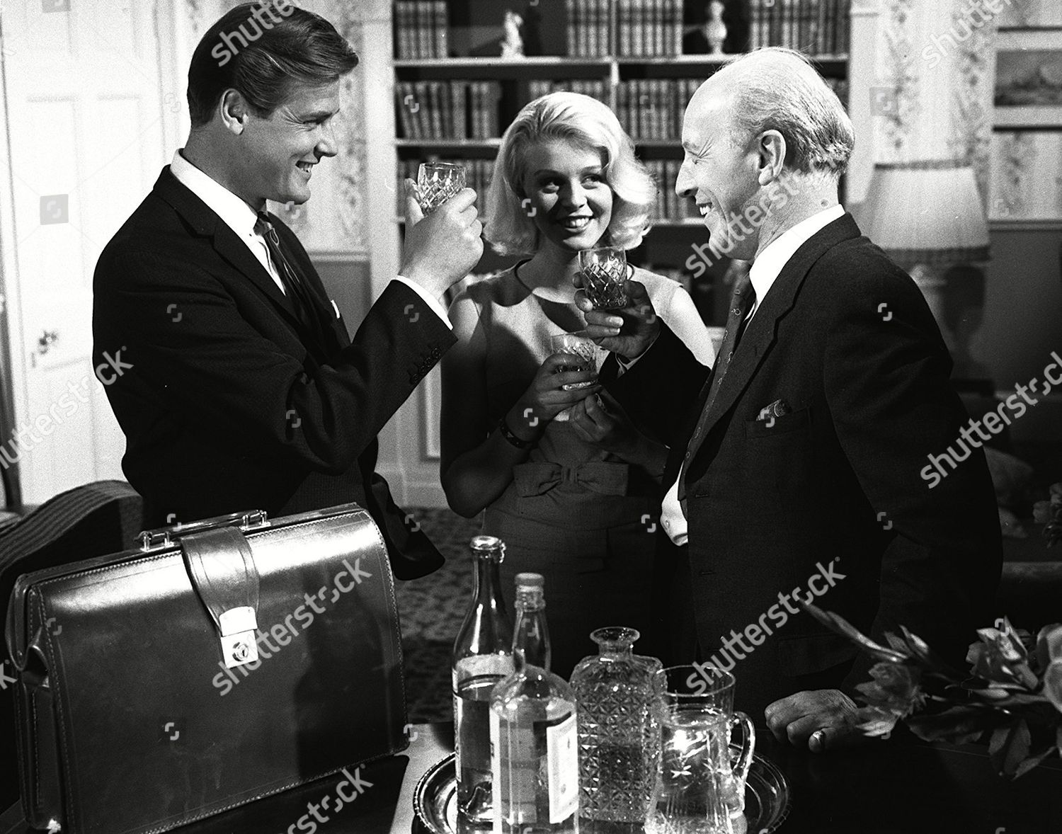 Saint Tv 1963 Iris Roger Moore Editorial Stock Photo - Stock Image ...