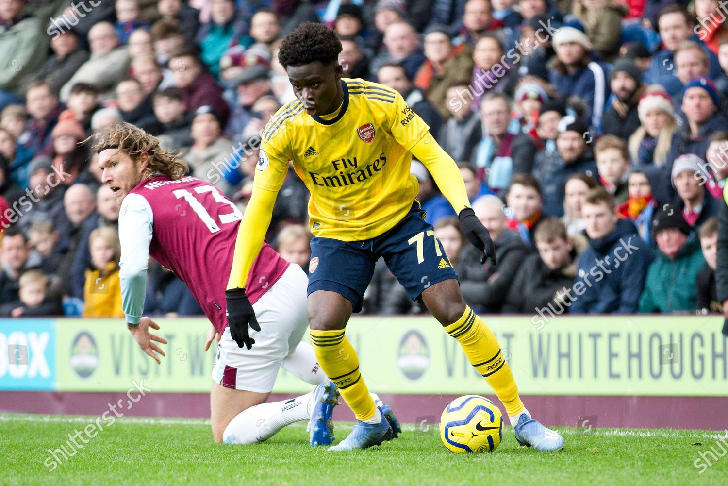ARSENAL MIDFIELDER BUKAYO SAKA ACTION DURING Editorial Stock Photo ...